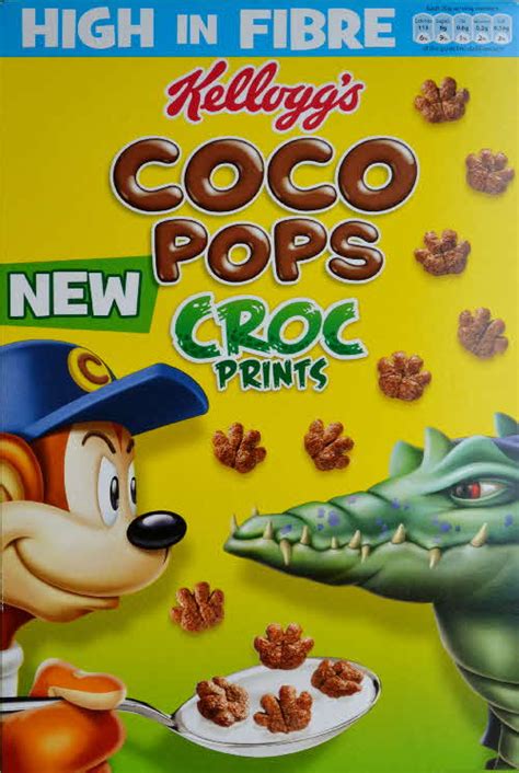 2013 Croc Prints Issued In Kelloggs Coco Pops
