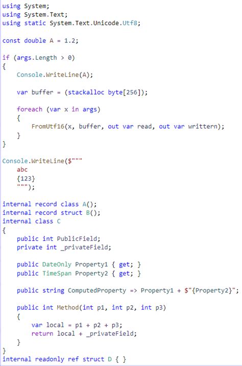 演算子とかプロパティとかに色を付けるかどうか Issue 366 ufcpp UfcppSample GitHub