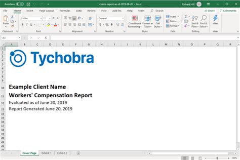 Excel Cover Sheet Template