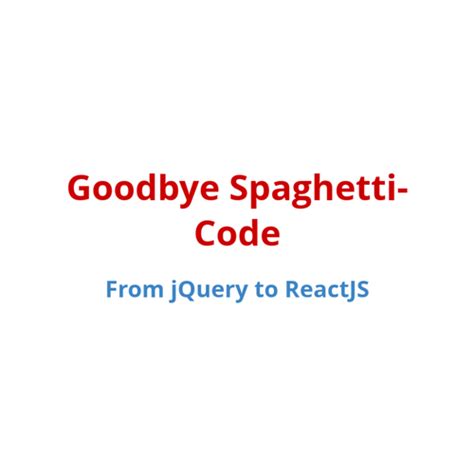 From Jquery To Reactjs English