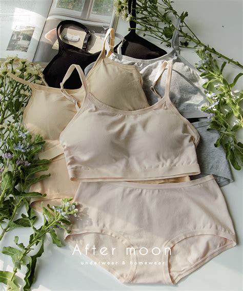 [44~77] 순면 데일리 브라탑 팬티 세트 골라담기 M5324 에이블리