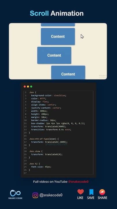 Smooth Scroll Animation Csstricks Animation Coding Youtube