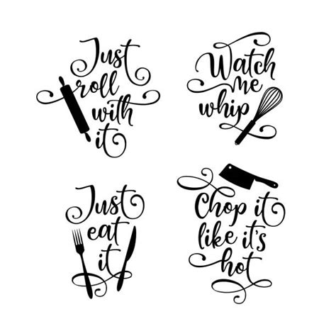 Funny Kitchen Quotes Illustrations Royalty Free Vector Graphics And Clip Art Istock