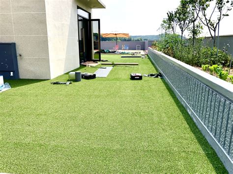 인조잔디 경기도 용인시 기흥구에 위치한 행복나무요양원 옥상 루프탑 20mm 고밀도 국산 조경용 인조잔디 시공 네이버 블로그