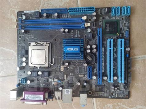 Intel 775 + проц, LGA775, Asus, б/у, в наличии. Цена: 500₽ во Владивостоке