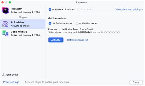 Ai Assistant Phpstorm Documentation