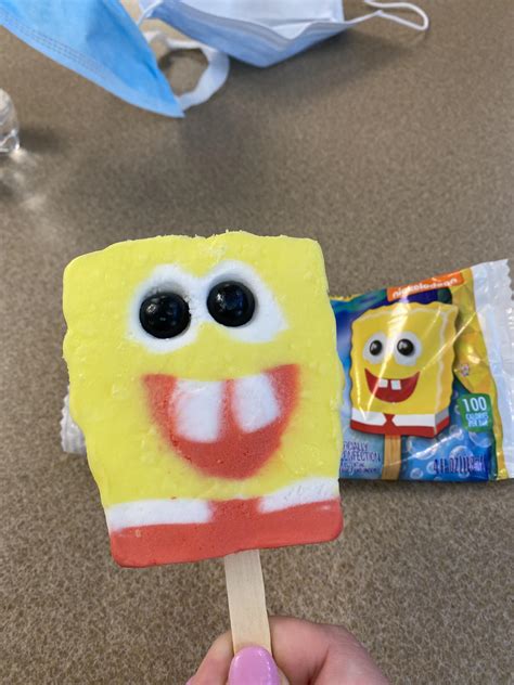Spongebob Squarepants Popsicle Popsicle Spongebob Bar Oidk