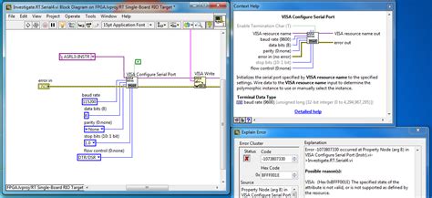 dtr dsr flow control error 1073807330 ni community
