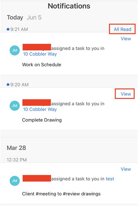 Notification Mosaic
