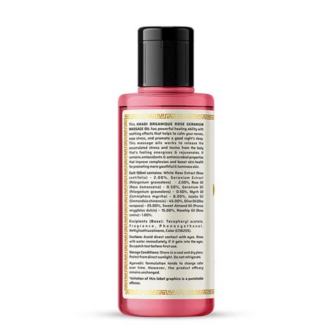 Buy Rose Geranium Massage Oil Online Ayurvedic Rose Geranium Massage