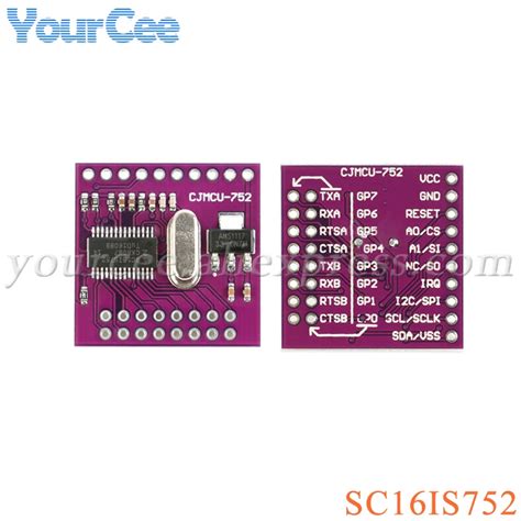 Sc Is Iic I C Spi Bus Interface To Dual Channel Uart Conversion Board Module