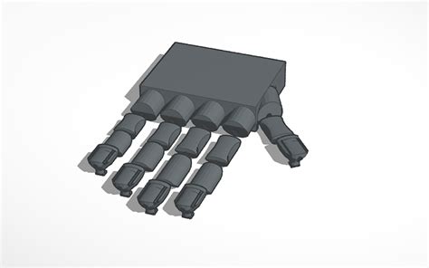 3d Design Robotic Hand Tinkercad