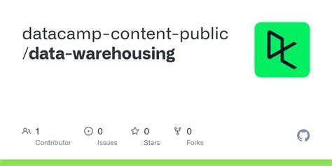 Github Datacamp Content Publicdata Warehousing