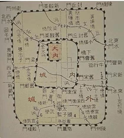 北宋东京平面图 北宋东京 伤感说说吧