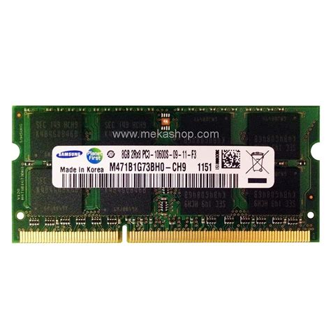 رم لپ تاپ سامسونگ مدل Sumsung Ddr3 1333mhz Pc3 Cl9 8gb فروش آنلاین و قیمت قطعات لپ تاپ مکاشاپ