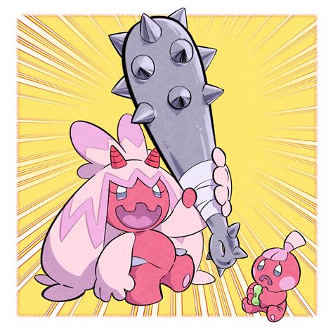 Tinkaton And Tinkatink Pokemon Drawn By Pkpokopoko Danbooru