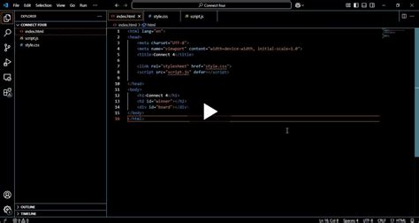 i successfully created a fully functional connect 4 game built with html css and javascript