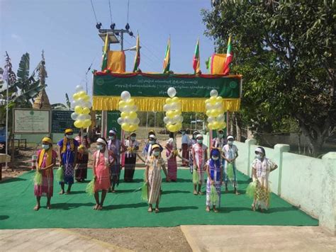 ကျွန်းတောစုကျေးရွာတွင် ၇၇ နှစ်မြောက် တပ်မတော်နေ့ကို ကြိုဆိုဂုဏ်ပြုသောအားဖြင့် ကျေးရွာတွင်း ကွန