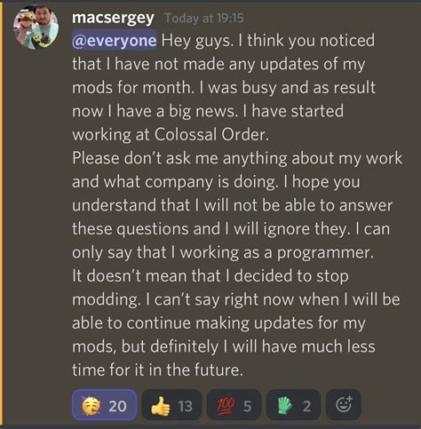 Macsergey Creator Of Intersection Marking Tool And Node Controller Hired By Collosal Order