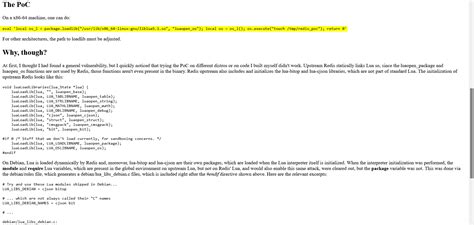 Lab Walkthrough Cve 20220543 Lua Sandbox Escape In Redis