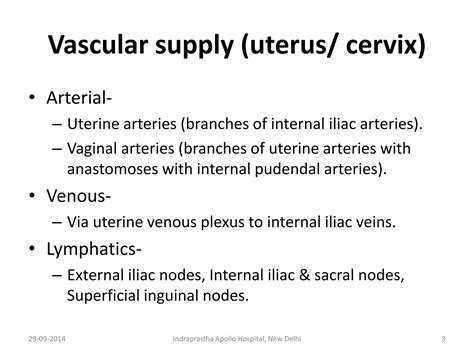 Anatomy For Anaesthesia Nerve Supply Of Uterus And Cervix Pptx