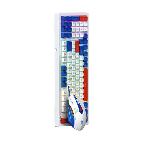 T Wolf TF610 White Blue Keyboard Combo Price In BD RYANS