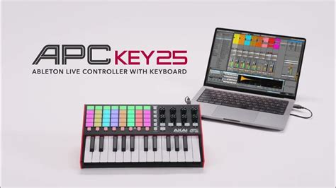 Apc Key 25 Mk2 Ableton Keyboard Controller Akai Professional Youtube