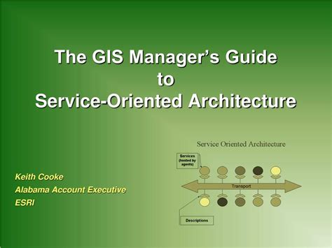 ppt the gis manager s guide to service oriented architecture