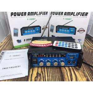 Jual Penawaran Terbatas POWER AMPLIFIER BLUETOOTH F 188BT POWER AMPLIFIER Kota Bekasi