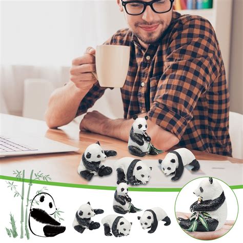 Simulation Cute Pandas Model Sichuan Pandas Red Pandas Hand To Do