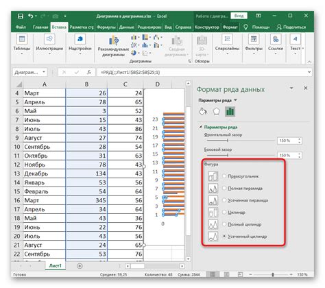 Как вставить легенду в диаграмму в Excel