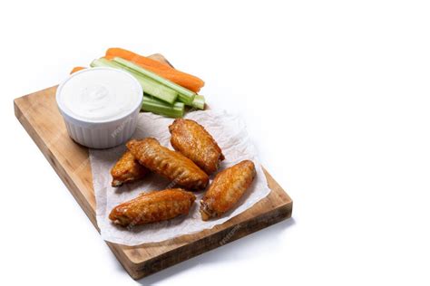 Free Photo Buffalo Spicy Chicken Wings With Cayenne Pepper Sauce