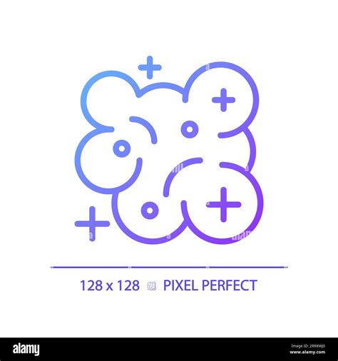 Nebula Pixel Perfect Gradient Linear Vector Icon Stock Vector Image