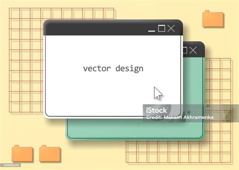 배너 또는 따옴표를 위한 복고풍 스타일의 사용자 인터페이스 프레임 1990 1999 년에 대한 스톡 벡터 아트 및 기타 이미지 1990 1999 년 3차원 형태 개체