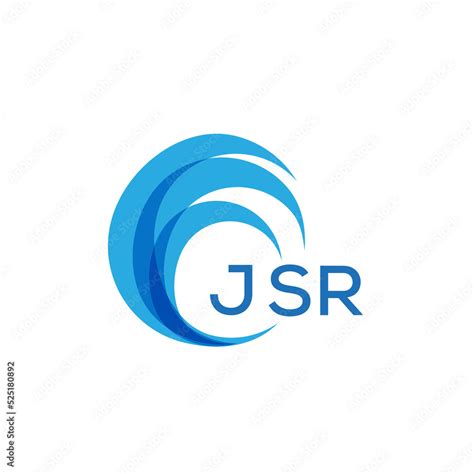 Jsr Letter Logo Jsr Blue Image On White Background Jsr Monogram Logo