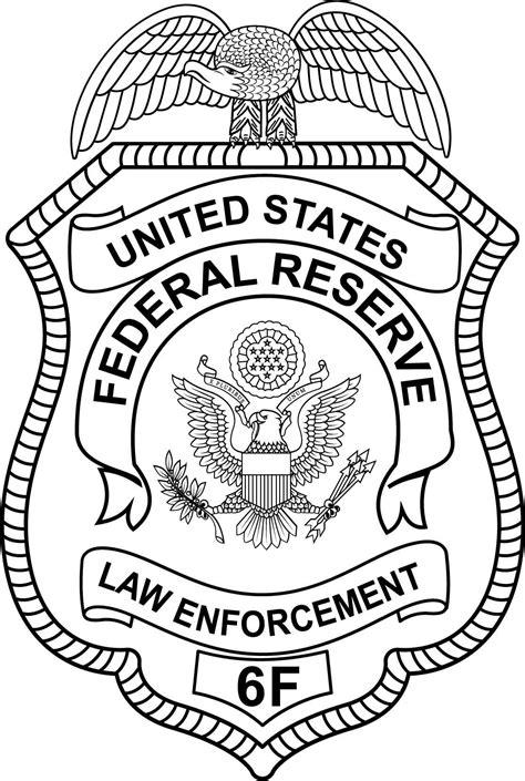 United States Federal Reserve Law Enforcement Patch Vector F Inspire