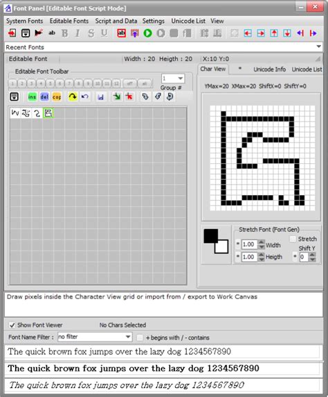 Unicode Font Bitmap2lcd Software Tool Blog About Glcd Displays And