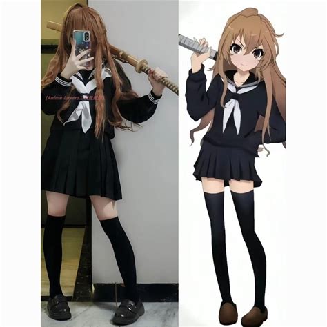 龍與虎逢坂大河cos服jk製服水手服可愛少女cosplay動漫二次元套裝 蝦皮購物