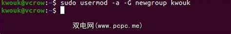 Ubuntu Linux轻松添加和删除用户分组 双电网 PCPC ME