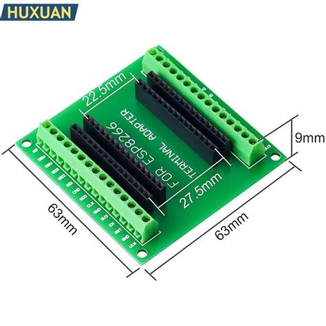 ♀1pcs Esp32 Esp8266 Breakout Board Gpio 1 Into 2 For 38 Pins Esp8266 Esp 12e Nodemcu