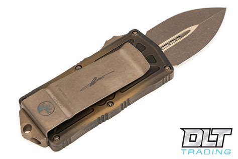 Microtech 157 13apabs Exocet De Antique Bronze Handle Bronze