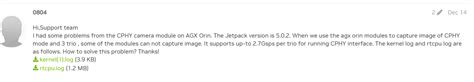 Agx Orin Failed To Capature Image Of Cphy Mode Page 2 Jetson Agx Orin Nvidia Developer Forums