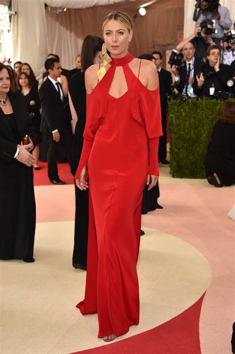 Maria Sharapova Met Gala Red Carpet Dresses POPSUGAR Fashion Photo