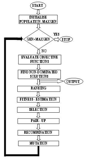 Flow Chart Of Algorithm Moga Process Download Scientific Diagram