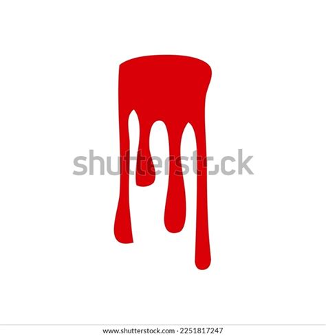 Blood Splatter Icon Illustrations Suitable Depicting Stock Vector