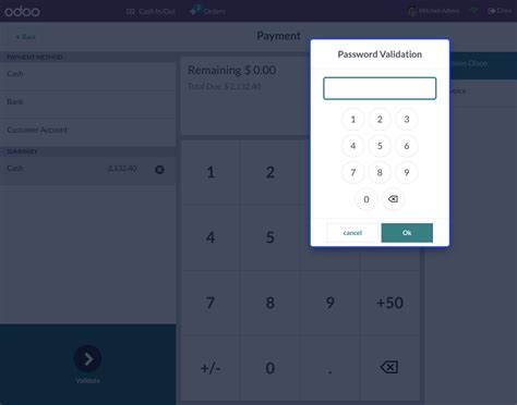 Odoo Pos Usermanager Validation Webkul