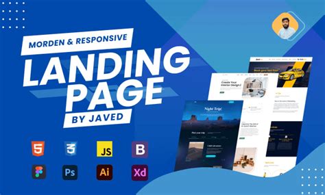 Create A Highly Responsive Onepage Html Landing Page Website By Javedomor011 Fiverr