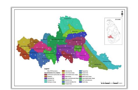 Minor Watersheds In The 20 Sub Watersheds Source Iucn Based On Survey Download Scientific