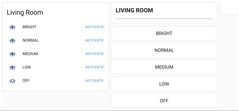 better keypad type control r homeassistant