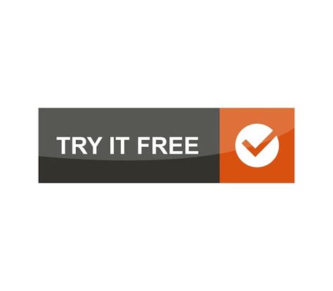Premium Vector Try It Free Button